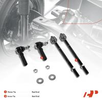 China 4x Inner & Outer Tie Rod End for Dodge Caravan 96-00 Chrysler Plymouth Voyager for sale