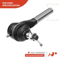 China 4x Inner & Outer Straight Tie Rod End for Chevrolet Gmc Isuzu Oldsmobile 83-98 for sale