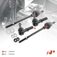 China 4x Front Inner & Outer Tie Rod End for Chevrolet Express 2500 GMC Savana 03-20 for sale