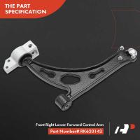 China Front Right Lower Control Arm with Ball Joint for VW Jetta Golf R32 Eos Audi A3 for sale