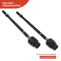 China 6x Front Inner & Outer Tie Rod Ends with Ball Joints for Cadillac Deville for sale