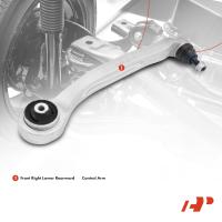 China Front Right Lower Rearward Control Arm with Ball Joint for Audi A6 S6 A6 Quattro for sale