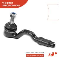China 2x Front Outer Steering Tie Rod End for BMW E83 X3 2004-2010 L6 2.5L L6 3.0L for sale