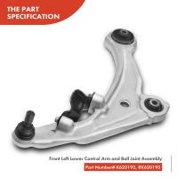 China 6x Front Control Arm with Ball Joint Stabilizer Bar Link for Nissan Altima 07-13 for sale