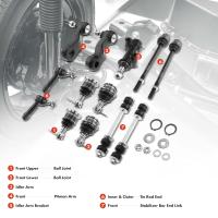 China 13x Front Stabilizer Bar End Link & Tie Rod End Ball Joint for GMC Sierra 1500 for sale