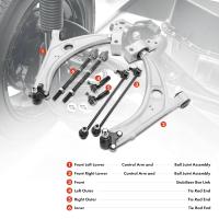 China 8x Front Control Arm with Ball Joint Stabilizer Bar Link for Volkswagen CC 09-17 for sale