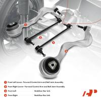 China 4x Front Control Arm with Ball Joint Sway Bar Link for BMW 128i 135i 323i 325i X1 for sale