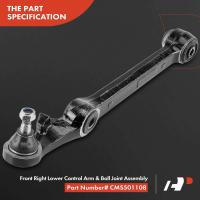 China Front Right Lower Control Arm & Ball Joint Assembly for Pontiac GTO 2004-2006 for sale