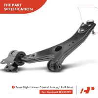 China Front Right Lower Control Arm & Ball Joint Assembly for Volvo C30 C70 S40 06-13 for sale
