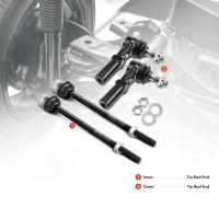 China 4x Inner & Outer Steering Tie Rod End for Chevy Silverado 1500 2500 GMC Sierra for sale
