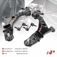 China 4x Front Control Arm with Ball Joint Stabilizer Bar End Link for Ford Lincoln for sale