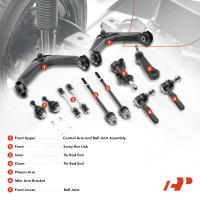 China 12x Front Control Arm with Ball Joint Sway Bar Link Tie Rod End for Chevrolet GMC for sale