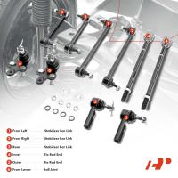 China 10x Front & Rear Stabilizer Bar Link & Ball Joints Tie Rod End for Toyota Lexus for sale