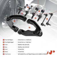 China 12x Front & Rear Control Arm with Ball Joint Stabilizer Bar End Link for Nissan for sale