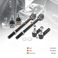 China 6x Inner & Outer Tie Rod End Ball Joint for Ford Expedition Lincoln Navigator for sale