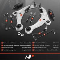 China 10x Front Control Arm & Stabilizer Bar Link & Tie Rod End Assembly for Nissan for sale