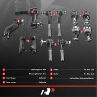 China 12x Pitman & Idler Arms Ball Joint & Tie Rod End for Dodge Ram 2500 3500 94-96 for sale
