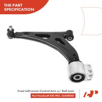 China Front Left Lower Control Arm & Ball Joint Assembly for Chevrolet Impala 14-20 for sale