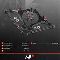 China 8x Control Arm with Ball Joint & Tie Rod Kit for Honda Civic 01-05 1.3L 1.7L for sale