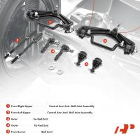 China 8x Front Control Arm with Ball Joint Tie Rod End for Ford Explorer 02-03 4.0L for sale