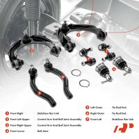 China 8x Front Control Arm with Ball Joint & Sway Bar Link Tie Rod End for Honda Accord for sale