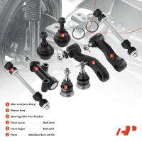 China 9x Front Sway Bar Link Ball Joints Idler & Pitman Arm kit for Chevy GMC Hummer for sale