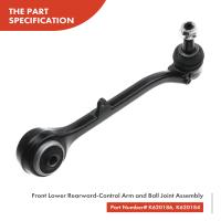 China 2x Front Lower Rearward Control Arm & Ball Joint Assembly for BMW X3 2004-2010 for sale