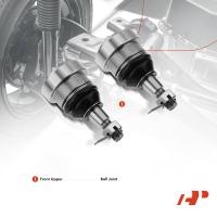 China 2x Front Upper Ball Joint for Dodge Ram 1500 2500 3500 1994-1999 RWD for sale