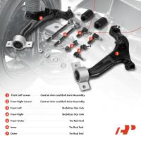 China 10x Front Control Arm with Ball Joint Sway Bar Link for Infiniti I30 I35 for sale
