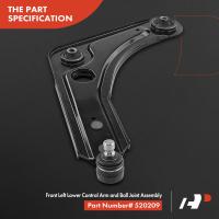China Front Left Lower Control Arm with Ball Joint for Ford Escort Mercury Tracer 91-96 for sale