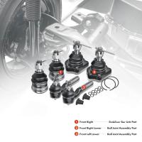 China 6x Front Tie Rod End with Ball Joint for Nissan Pickup 95-97 D21 86-94 RWD for sale