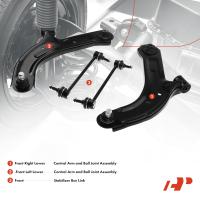 China 4x Front Control Arm with Ball Joint Sway Bar Link for Nissan Versa 07-12 Cube for sale