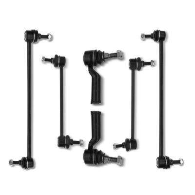 China 6x Front & Rear Stabilizer Bar End Link & Tie Rod End for Land Rover LR2 08-15 for sale