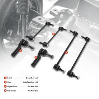 China 6x Front & Rear Stabilizer Bar End Link & Tie Rod End for Land Rover LR2 08-15 for sale