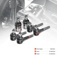 China 6x Front Upper Ball Joint Inner & Outer Tie Rod Ends for Dodge Ram 1500 Van B100 for sale