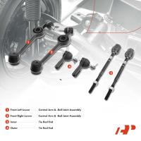 China 6x Front Control Arm with Ball Joint Tie Rod End for Ford Escort Tempo Mercury for sale