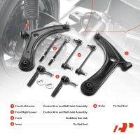 China 8x Front Control Arm Tie Rod Sway Bar Kit for Dodge Caliber Jeep Compass Patriot for sale