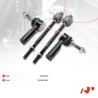 China 4x Inner & Outer Tie Rod End for Ford Explorer 2011-2017 Lincoln MKT for sale