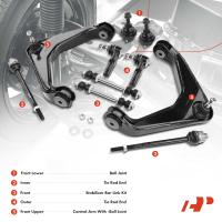 China 10x Front Control Arm & Ball Joint Tie Rod End Sway Bar Link for Chevy Silverado for sale