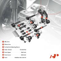 China 14x Front Idler Arm Pitman Arm & Bar Link & Tie Rod End Ball Joint for Chevy GMC for sale
