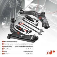 China 10x Front Control Arm with Ball Joint Sway Bar Link Tie Rod Ends for Ford Mazda for sale