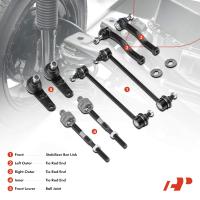 China 8x Front Stabilizer Bar Link & Tie Rod End & Ball Joint for Chevrolet Pontiac for sale