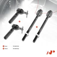 China 4x Front Inner & Outer Tie Rod End for Chevrolet Malibu Pontiac G6 Saturn Aura for sale