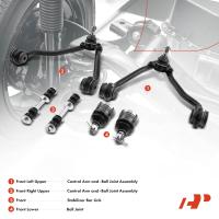 China 6x Front Control Arm with Ball Joints Stabilizer Bar Link for Chevy GMC C2500 for sale