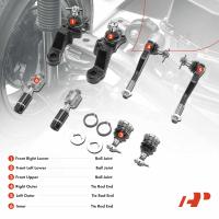 China 8x Front Ball Joint & Tie Rod End Kit for Toyota Tacoma 1995 1996 1997-2004 for sale