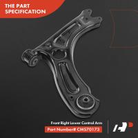 China 2x Front Left & Right Lower Control Arm for Volkswagen Jetta 2011-2018 Sedan for sale