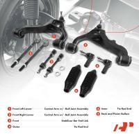 China 10x Front Control Arm Sway Bar Link Tie Rod End for Dodge Ram 1500 06-10 Ram 4WD for sale