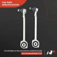 China 2x Front Lower Rearward Control Arm with Ball Joint for Benz C300 08-14 C350 E400 for sale