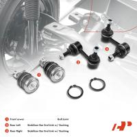 China 4x Front & Rear Stabilizer Bar End Link Ball Joint for Acura EL Honda Civic 01-05 for sale