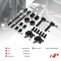 China 10x Front Sway Bar Link with Ball Joint Tie Rod End for Chevy Cavalier Pontiac for sale